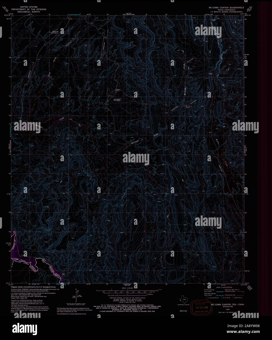 Map of mccomb hi-res stock photography and images - Alamy