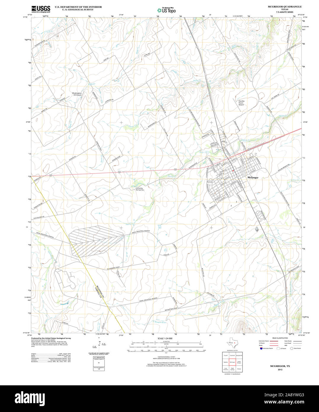 Map of mcgregor hi-res stock photography and images - Alamy
