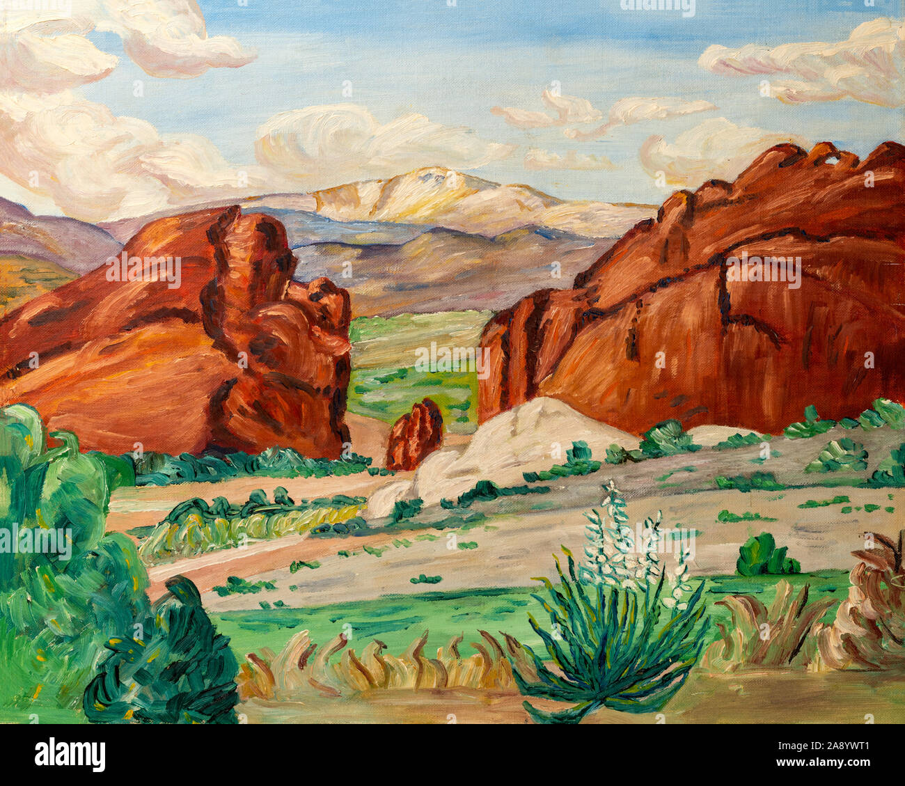 Desert Landscape Painting