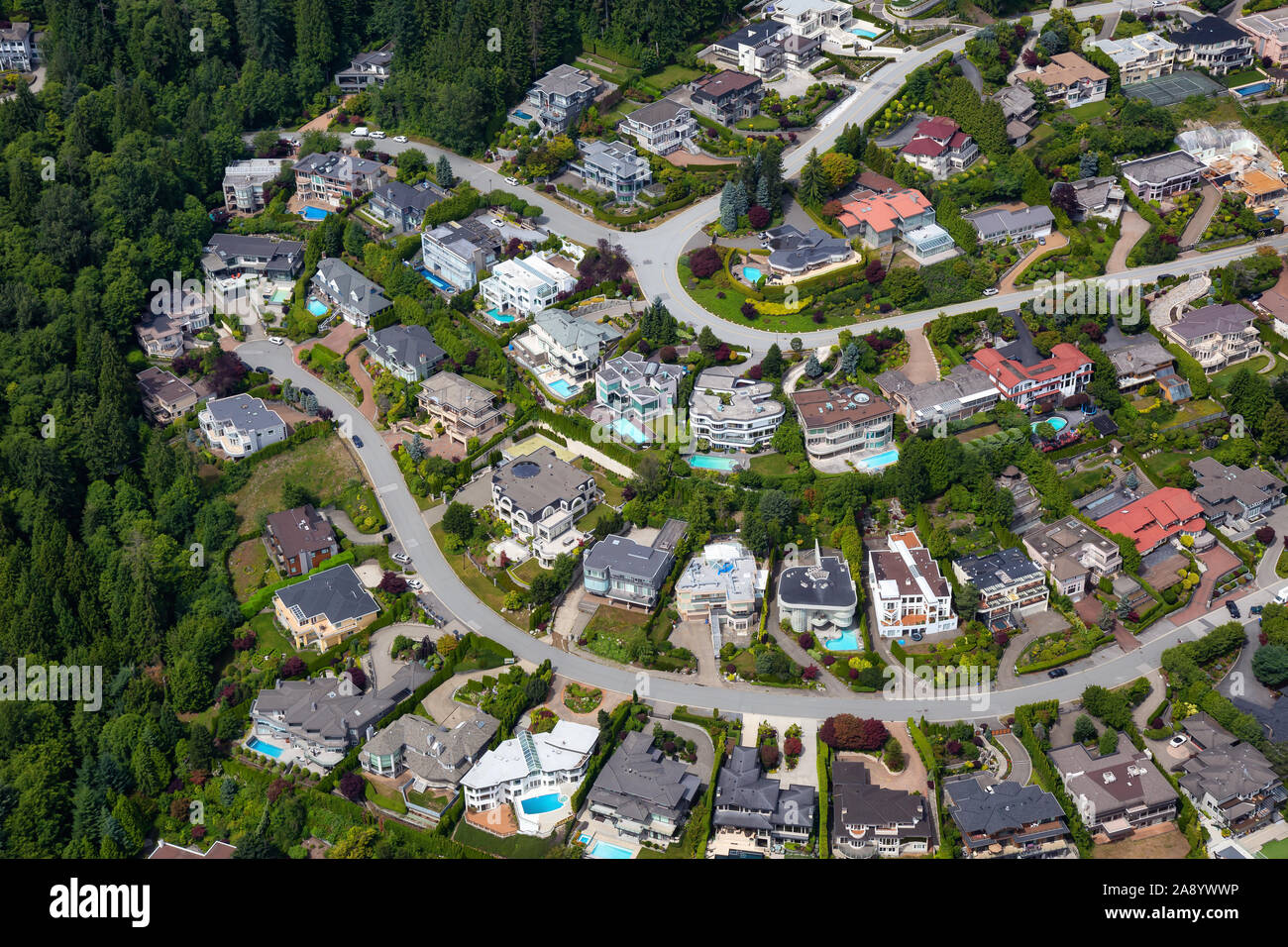 British Properties West Vancouver British High Resolution Stock ...