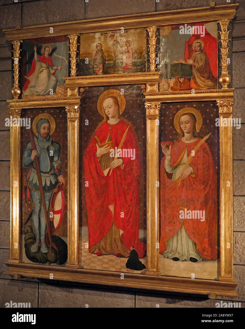 Monte Carlo.Principality of Monaco.The Santa Devota triptych Stock ...