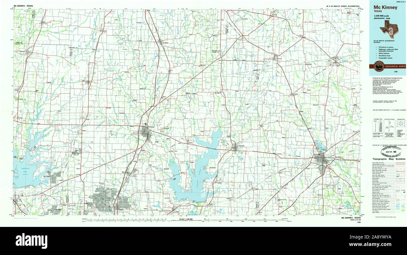 Mckinney map hi-res stock photography and images - Alamy