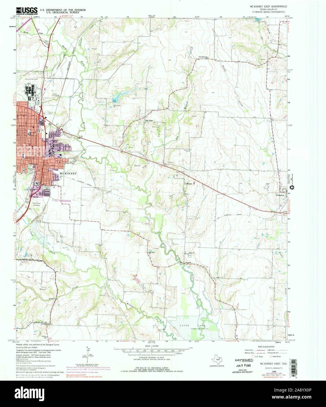 Mckinney map hi-res stock photography and images - Alamy