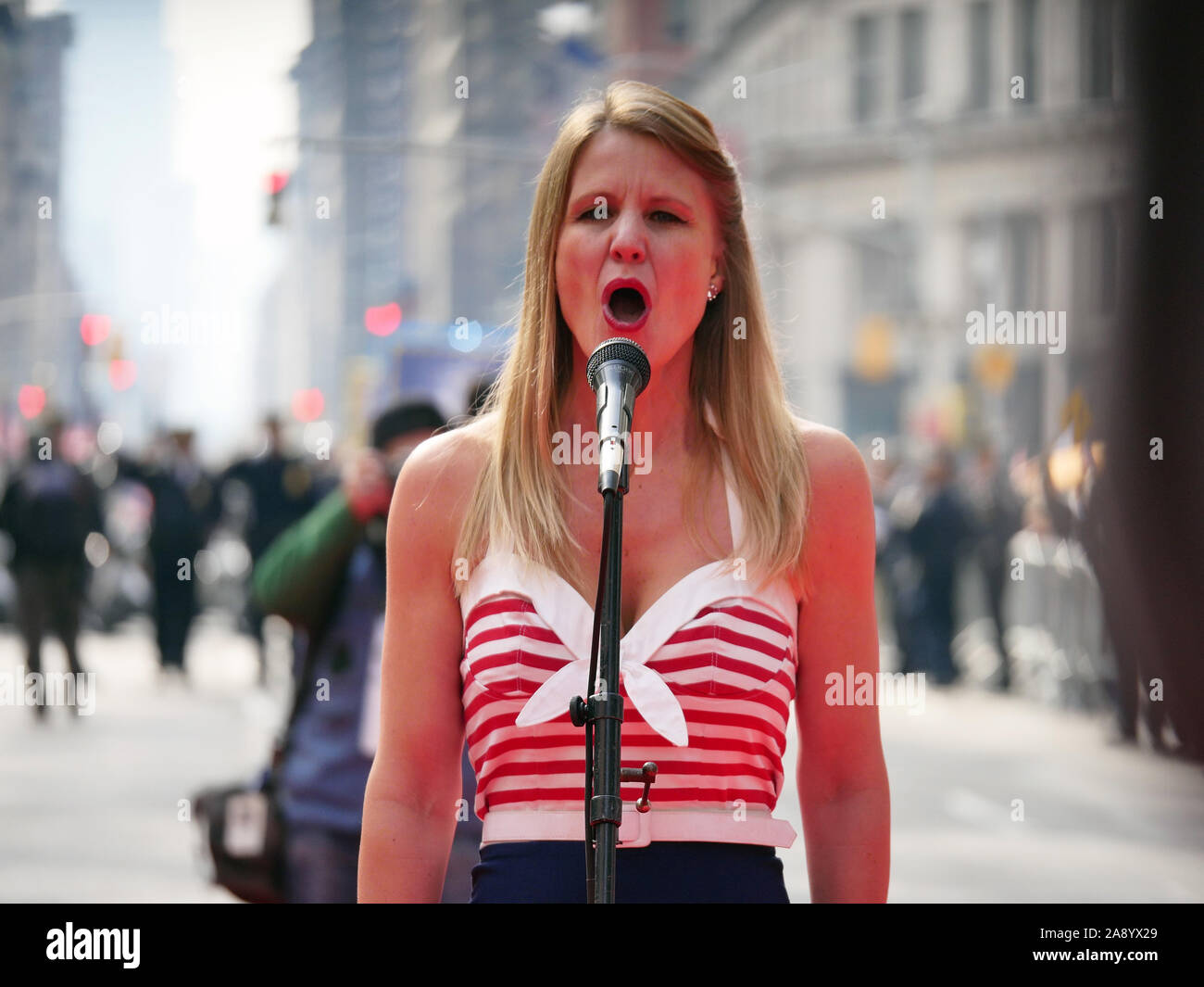 New York, New York, USA. 11th Nov, 2019. Thousands marched up Fifth ...