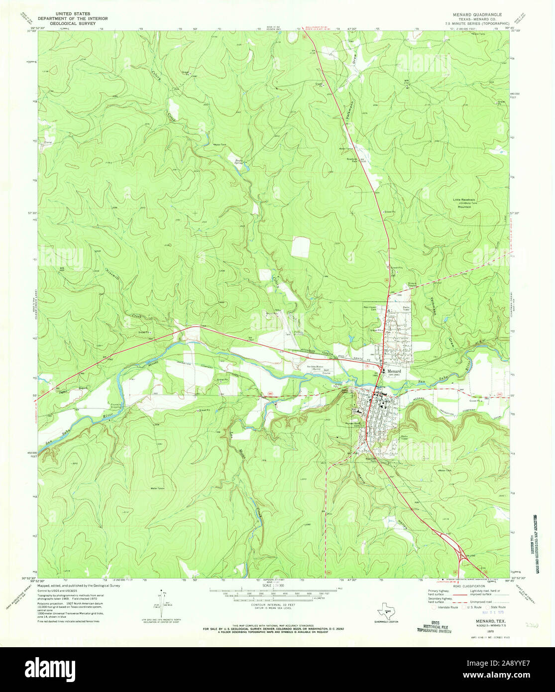 Map of menard hi-res stock photography and images - Alamy