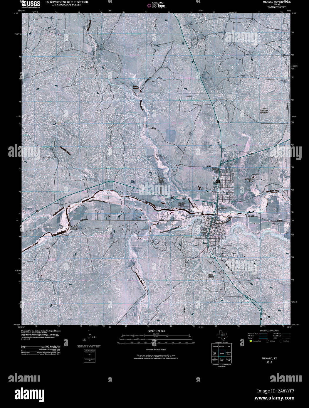 Map of menard hi-res stock photography and images - Alamy