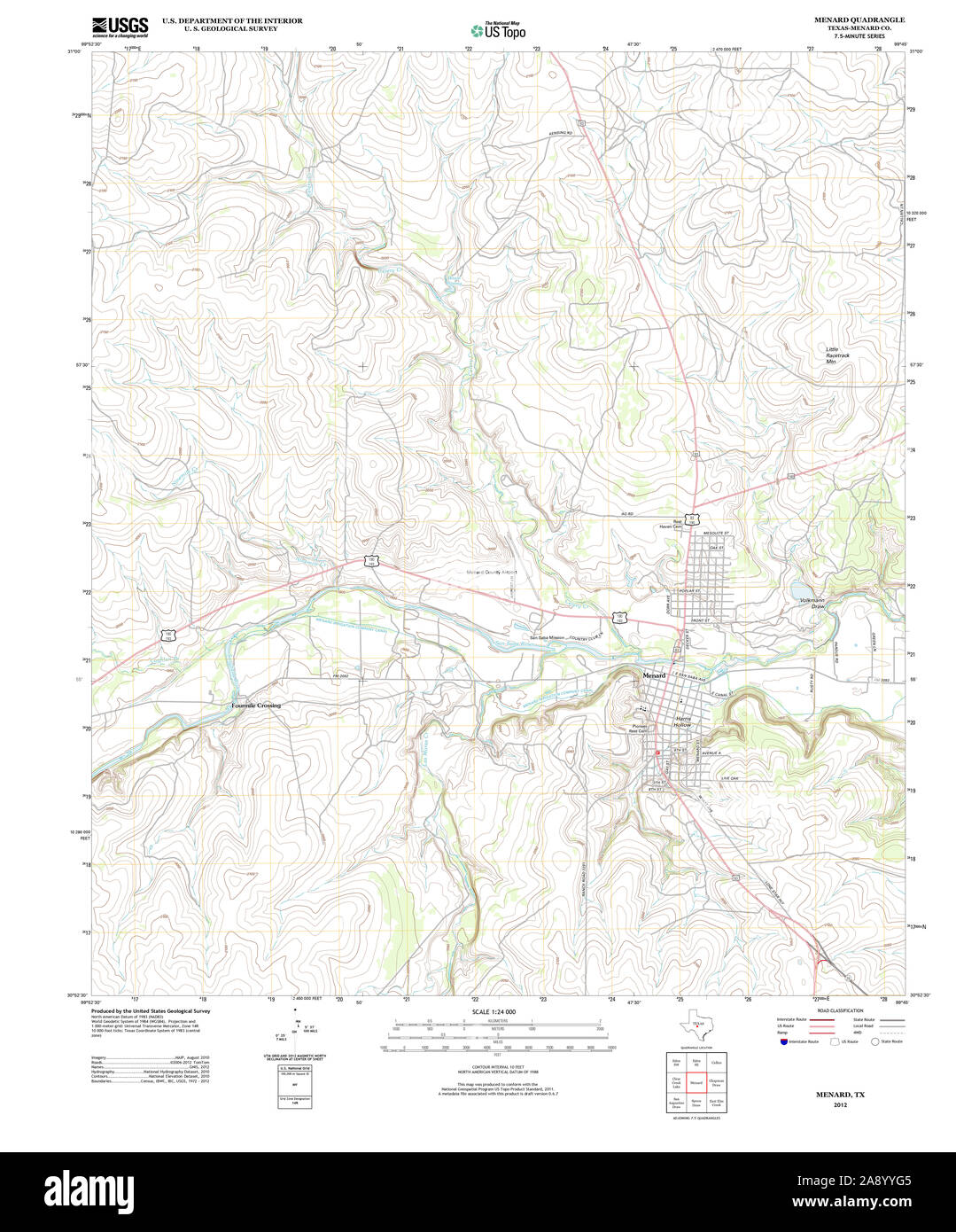 Map of menard hi-res stock photography and images - Alamy