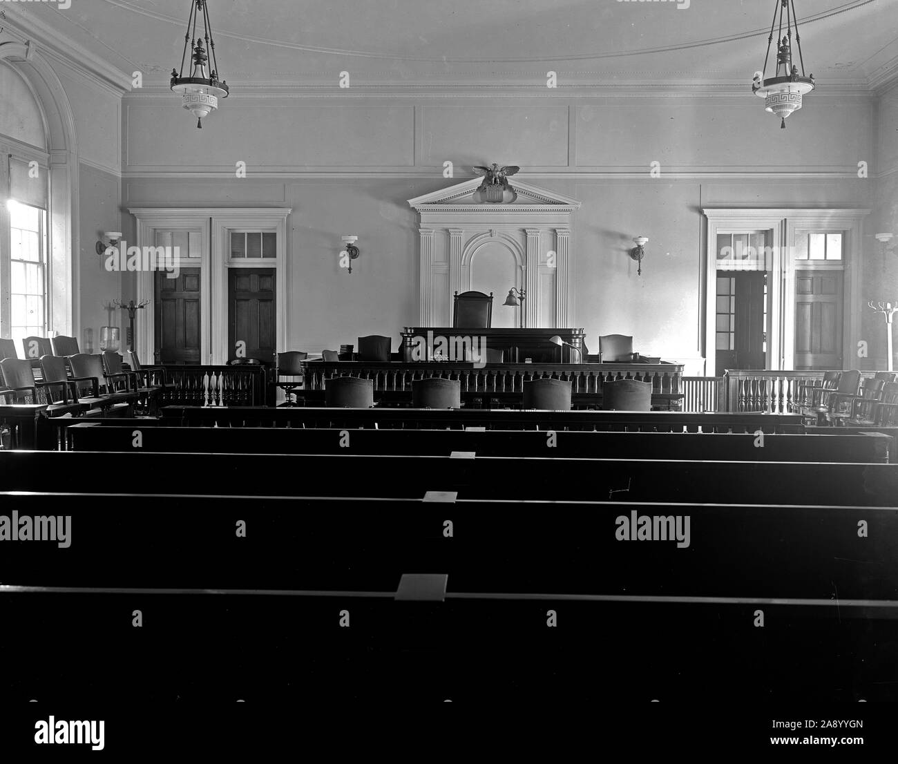 Court House (interior) ca. 1905-1945 Stock Photo - Alamy