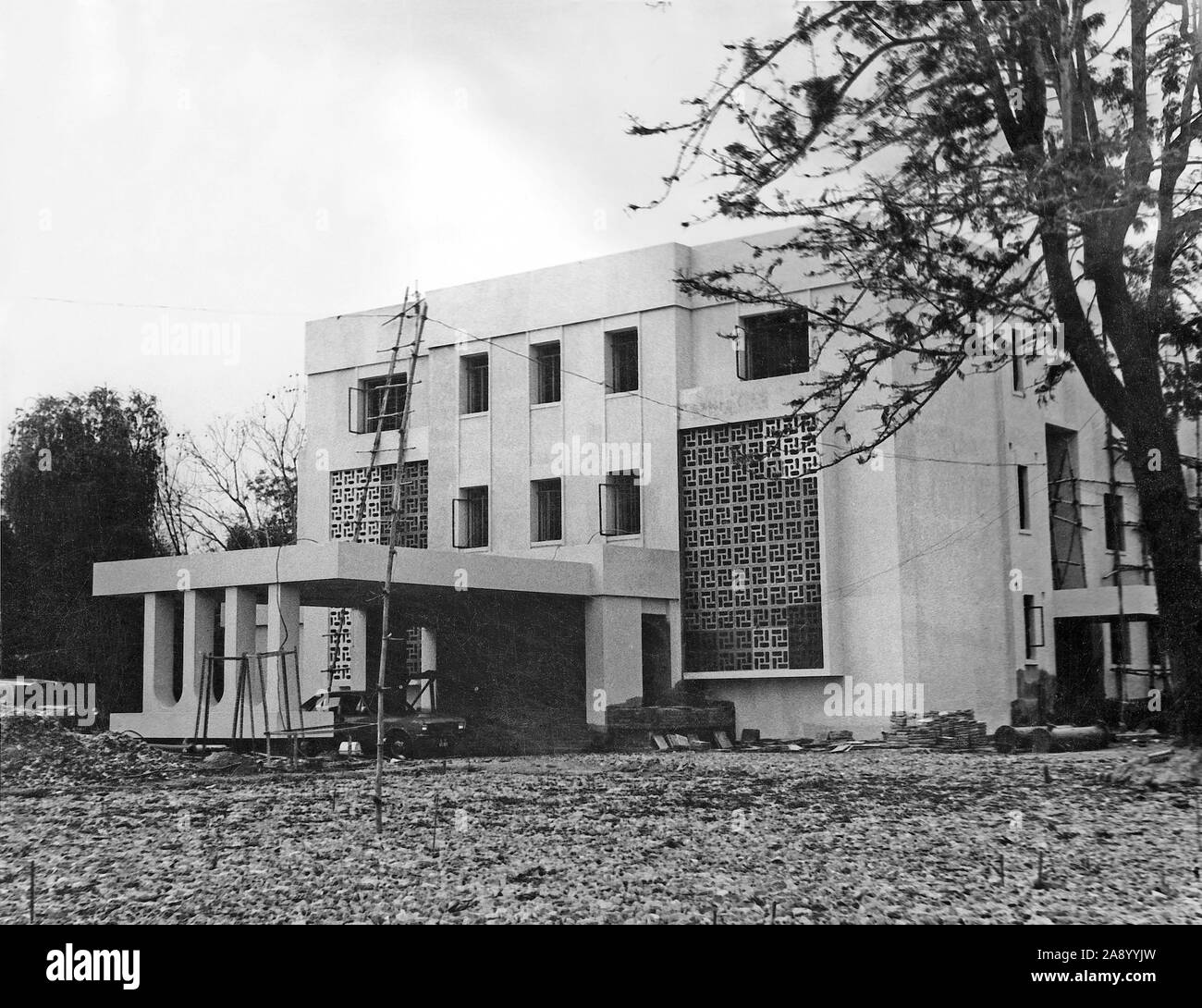 Kathmandu - Annex Office Building - 1974 Stock Photo - Alamy