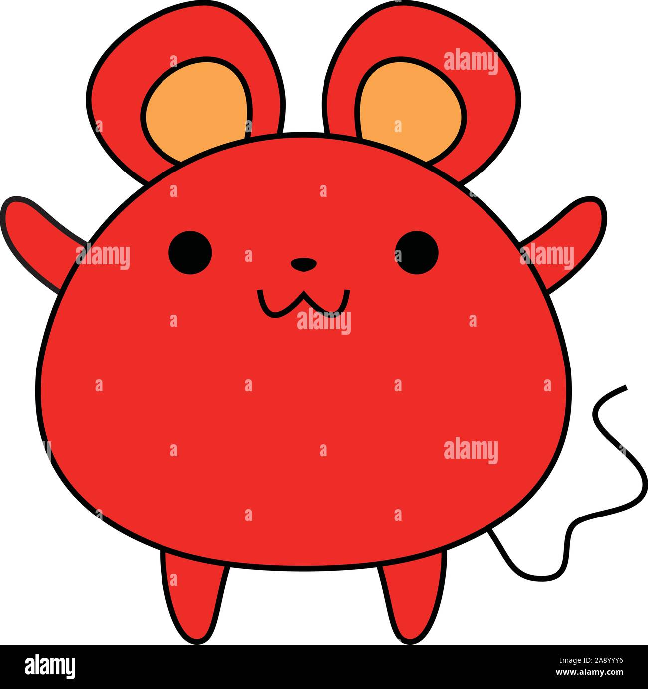 Red rat Stock Vector Images - Alamy
