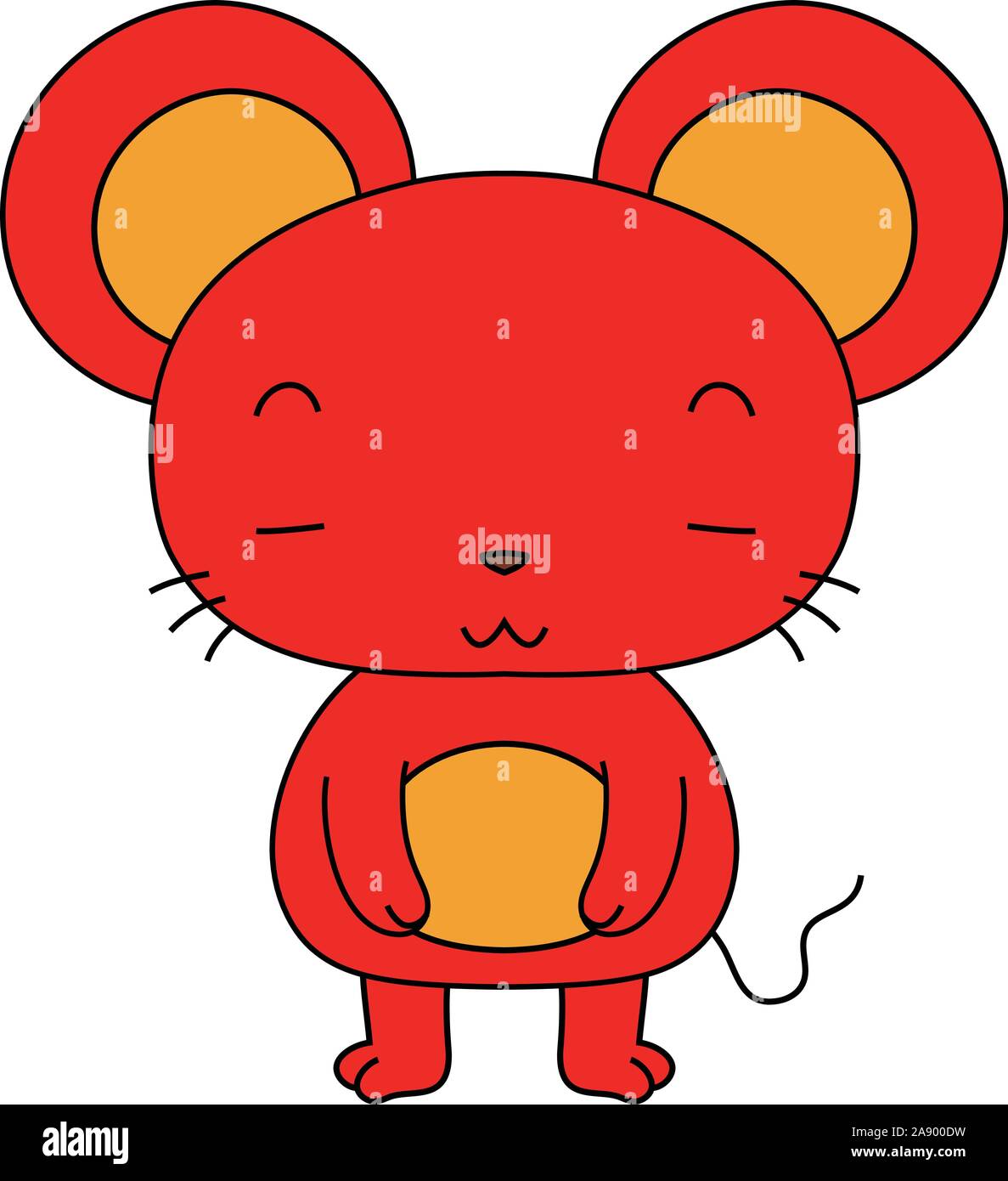 This is a illustration of Cute mouse mascot character Stock Vector ...