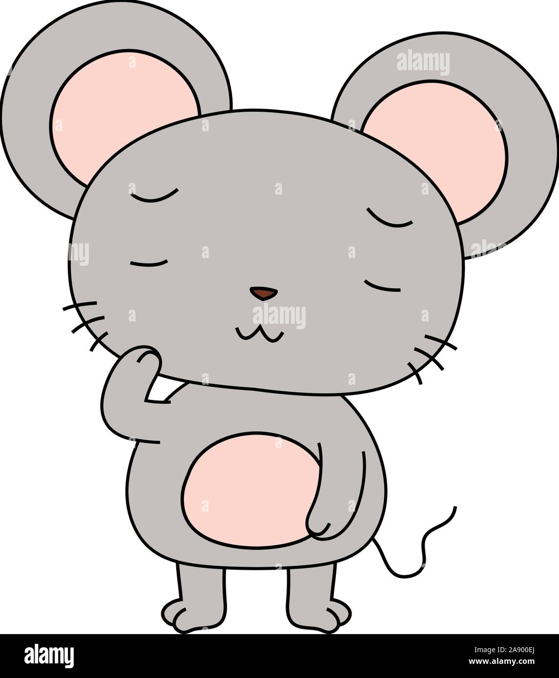 This is a illustration of Cute mouse mascot character Stock Vector ...