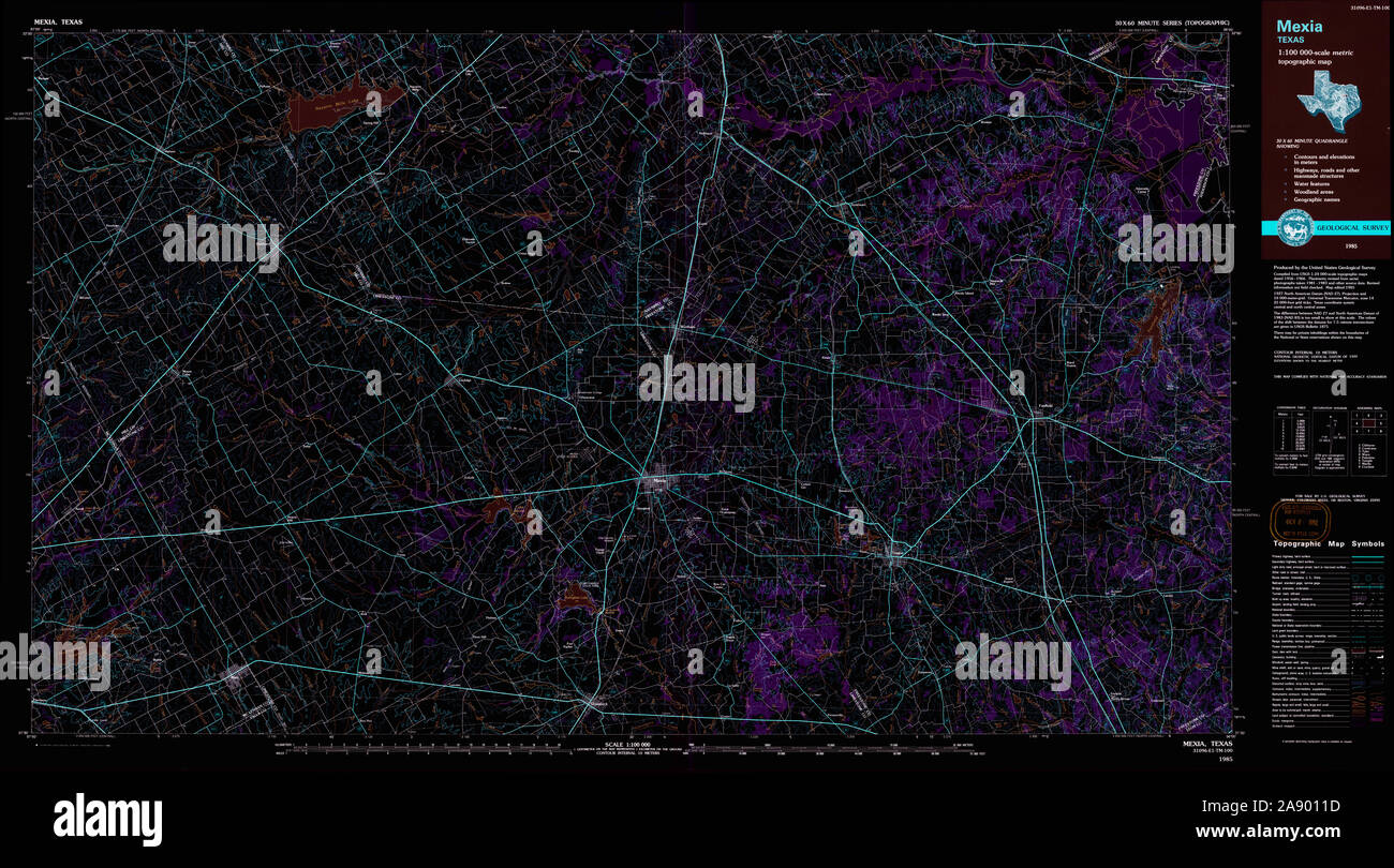Mexia texas map hi-res stock photography and images - Alamy