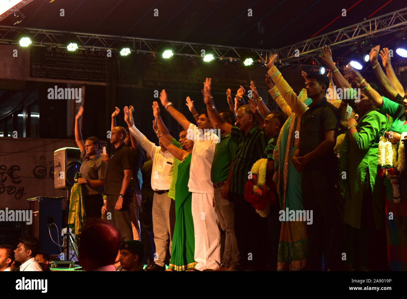 Presidential election rally Sri Lanka 2019 Stock Photo - Alamy