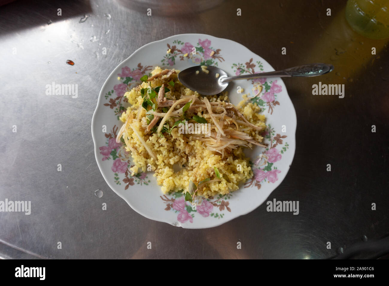 Chicken and rice ( cơm gà ) in Hoi An, Vietnam Stock Photo - Alamy