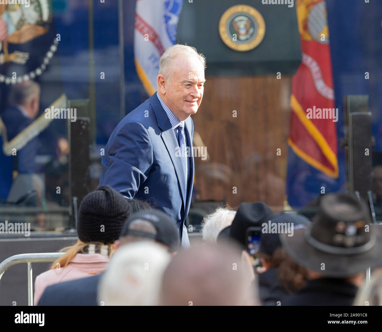 New York, NY - November 11, 2019: Bill O'Reilly attends Veterans Day ...