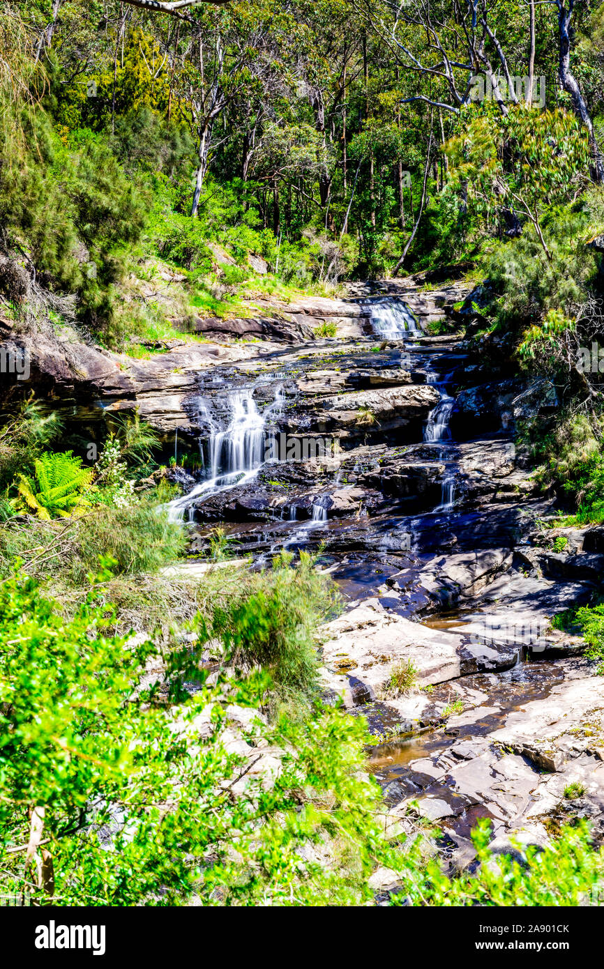 Upper Sheoak Falls, next to Swallow Cave in Victoria, Australia Stock ...