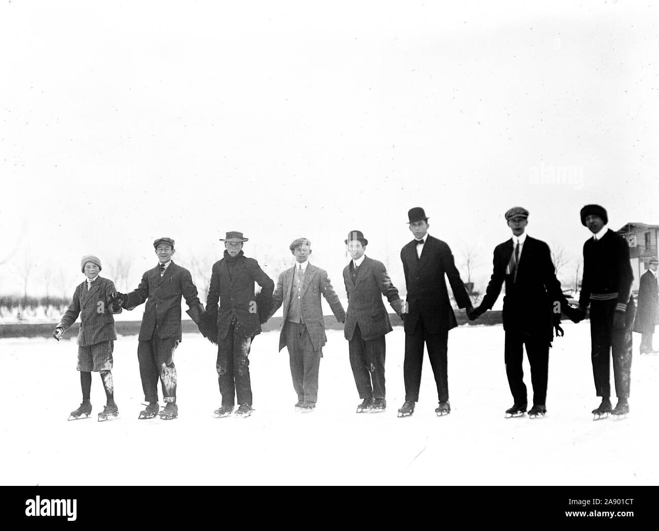 Early 1900s Ice Skating High Resolution Stock Photography and Images ...