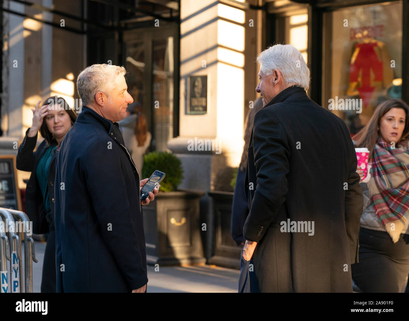 New York, NY - November 11, 2019: Former US President Bill Clinton ...