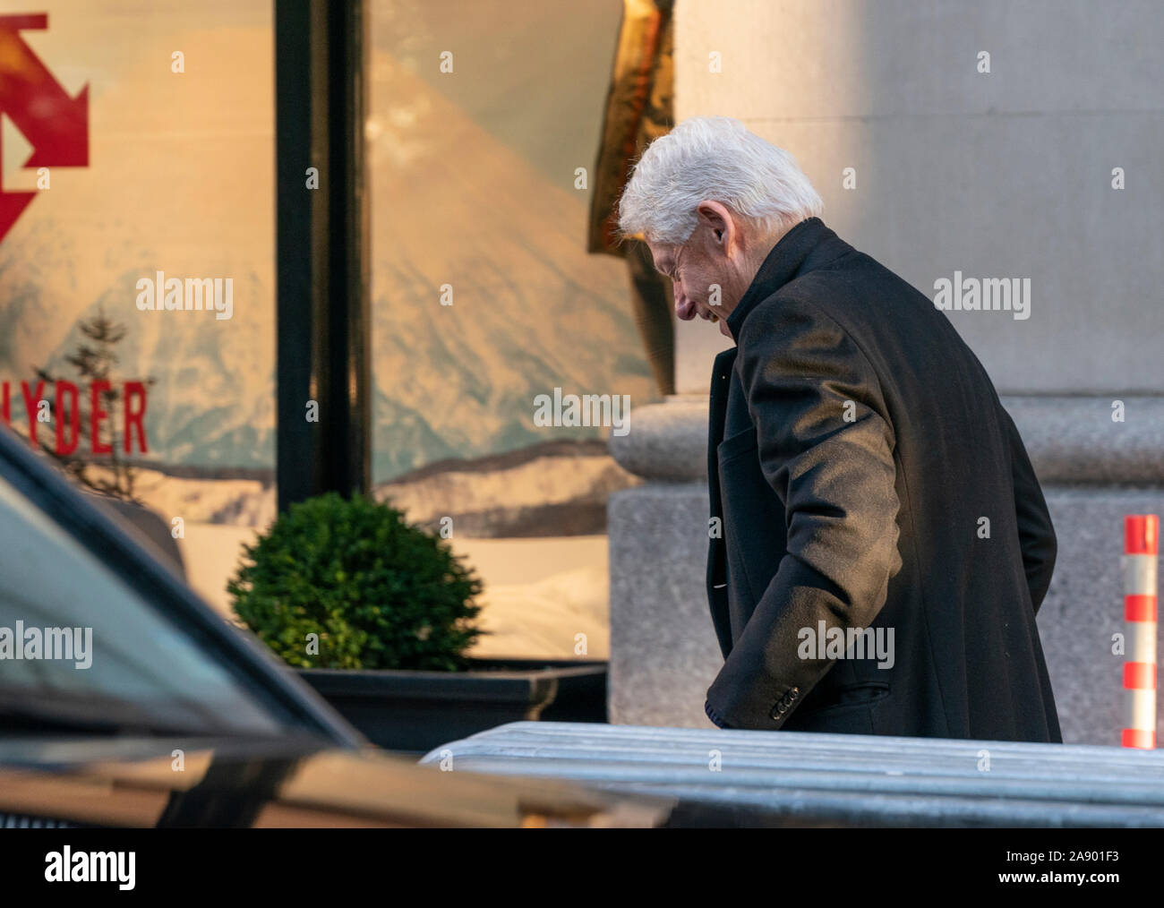 New York, NY - November 11, 2019: Former US President Bill Clinton ...