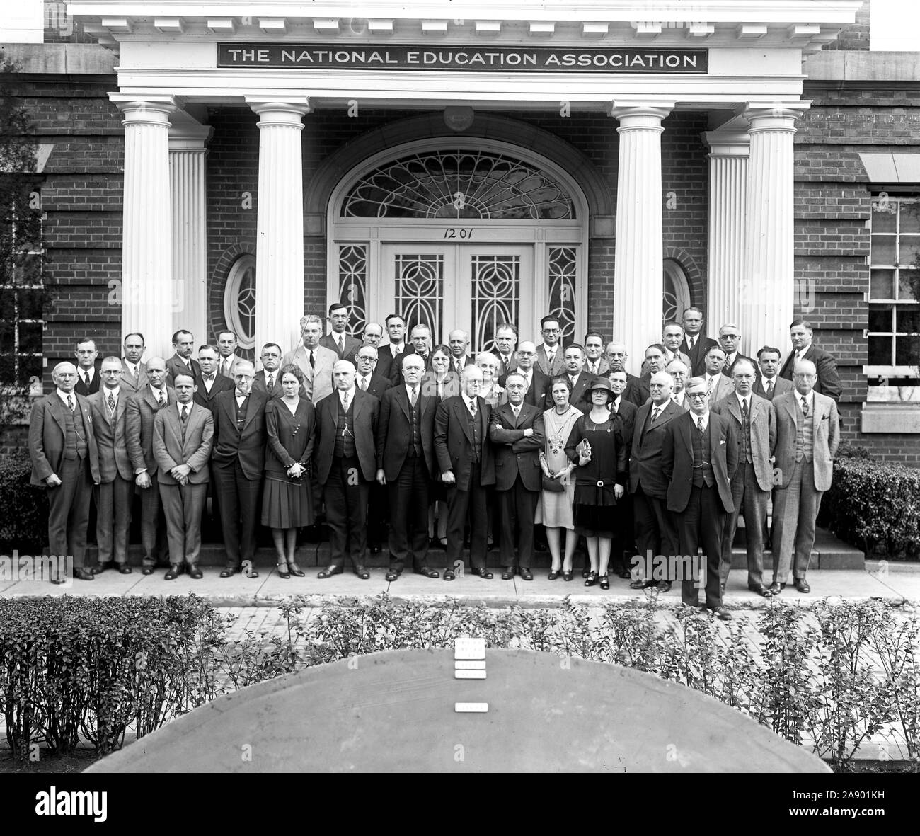 National Education Association (NEA) group photo ca. early 1900s Stock ...