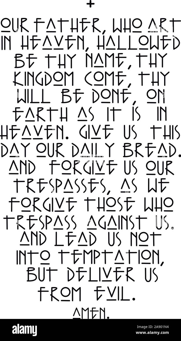 Our Father Prayer Tattoo