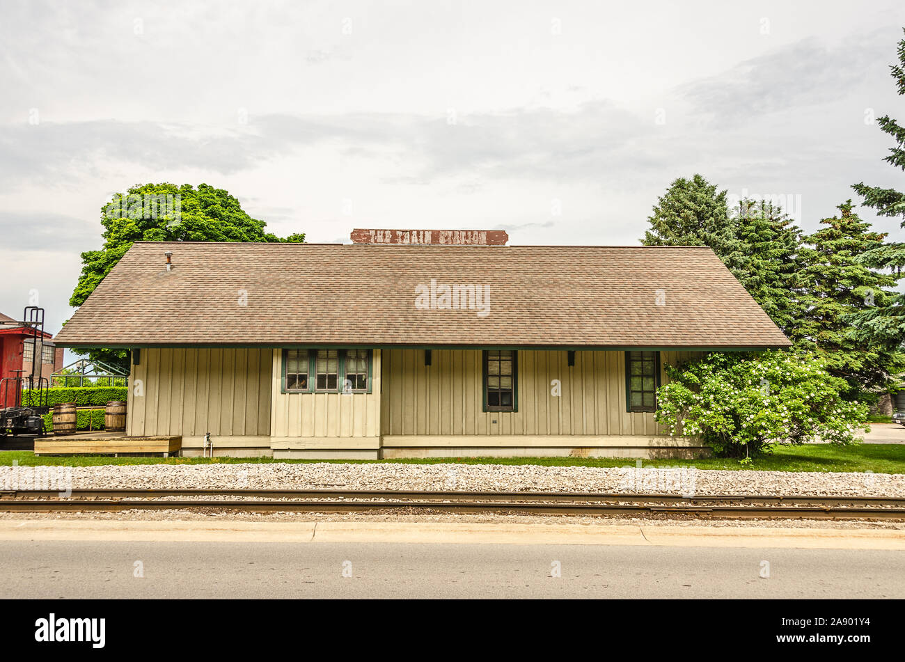 Small Town Train Depot High Resolution Stock Photography and Images - Alamy