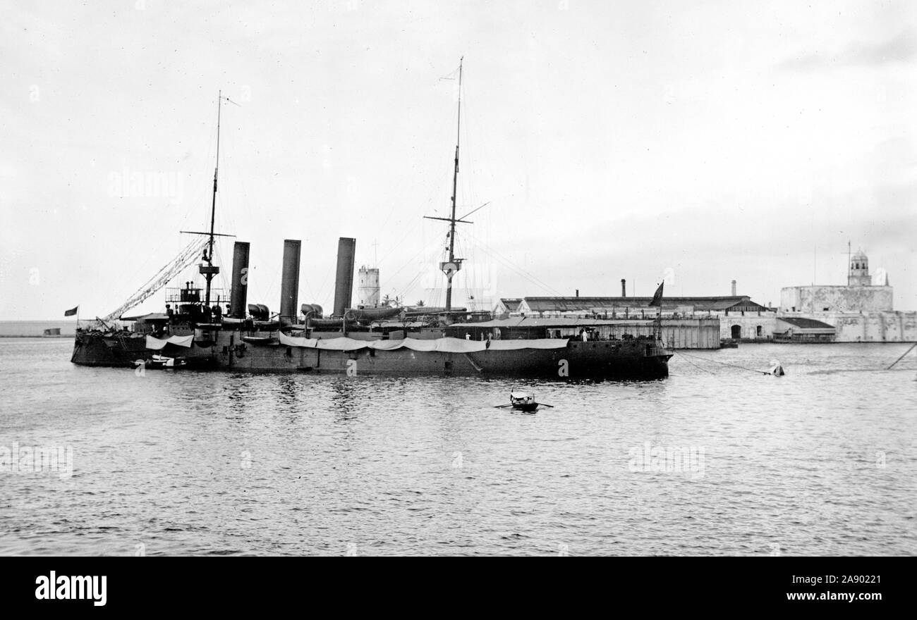 The French cruiser Condé was one of five Gloire-class armored cruisers ...