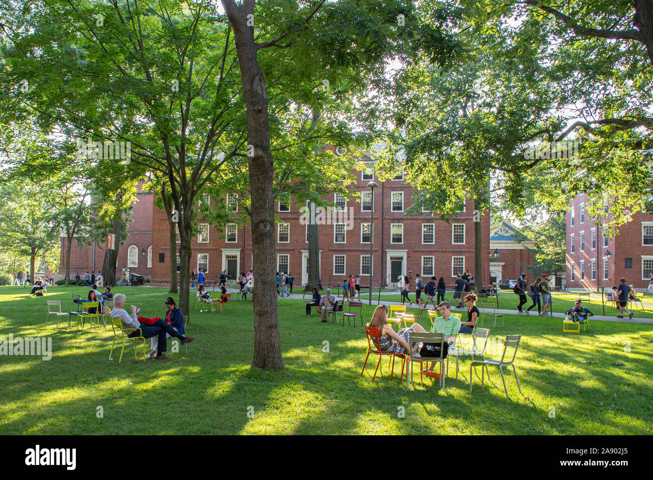 Harvard Yard in Cambridge, Massachusetts Stock Photo - Alamy