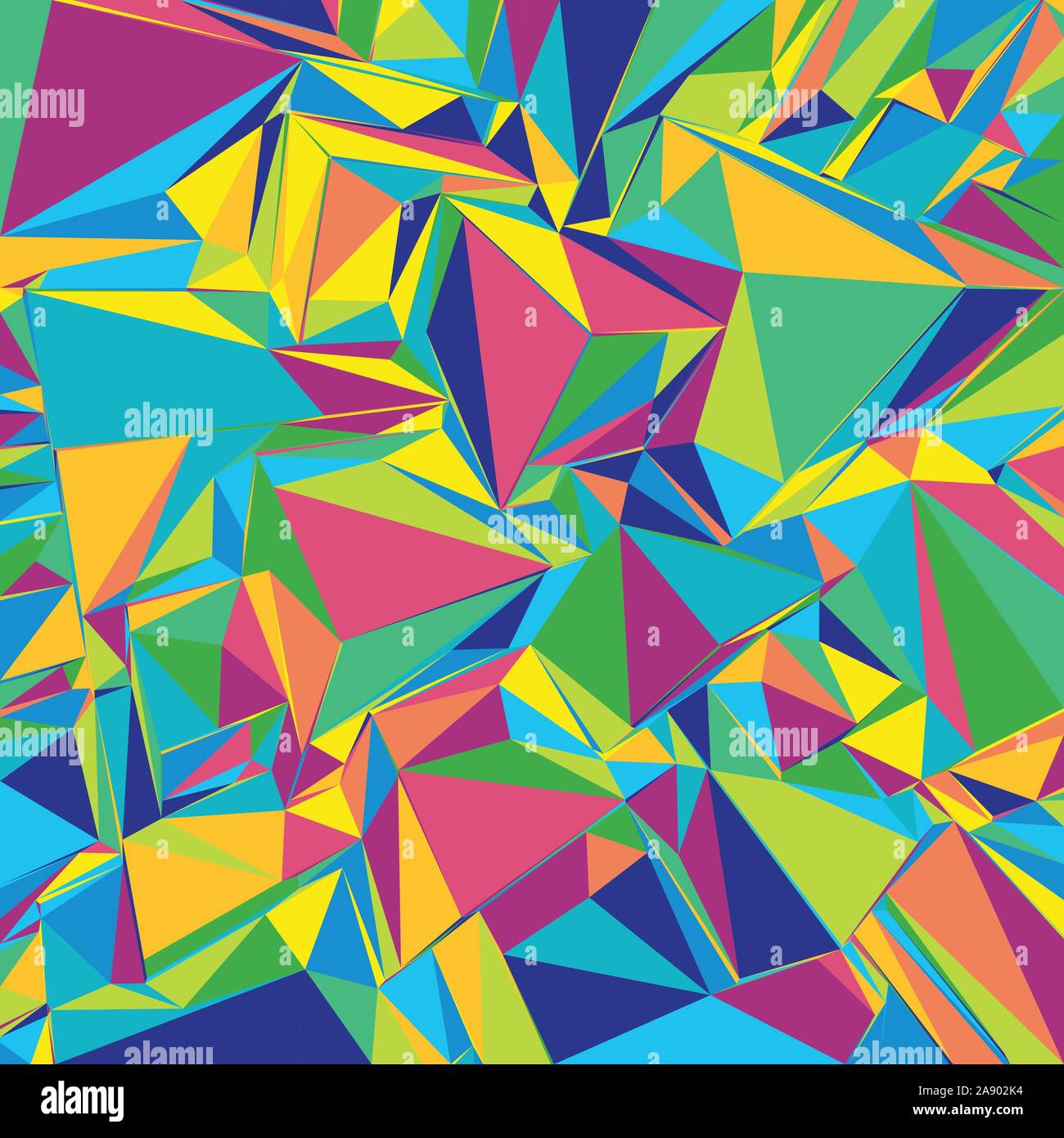Abstract background with colorful triangles for magazines, booklets or ...