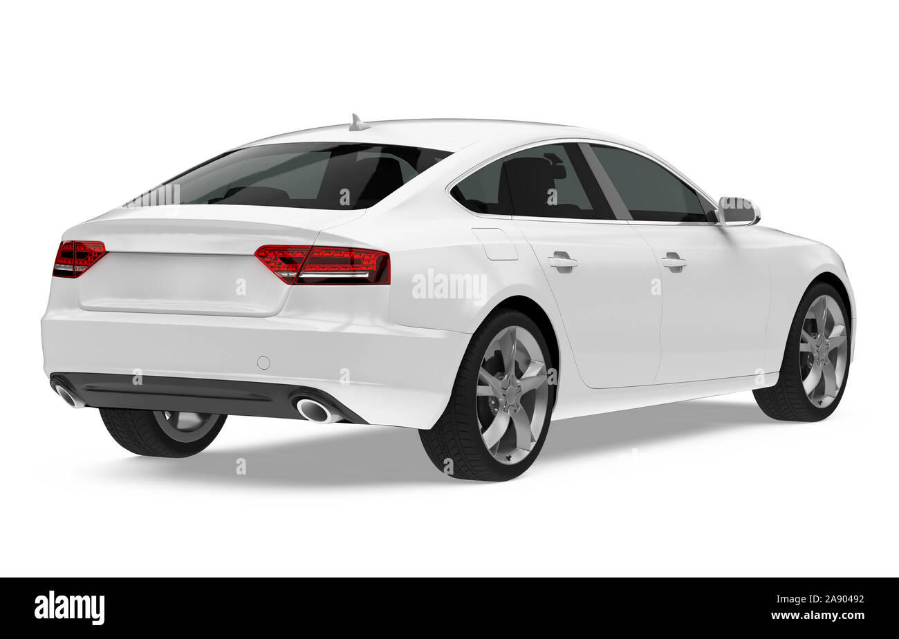 Sedan Car Isolated Stock Photo - Alamy