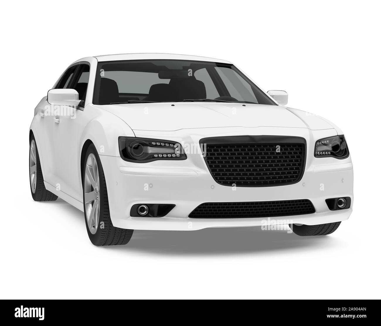 Sedan Car Isolated Stock Photo - Alamy