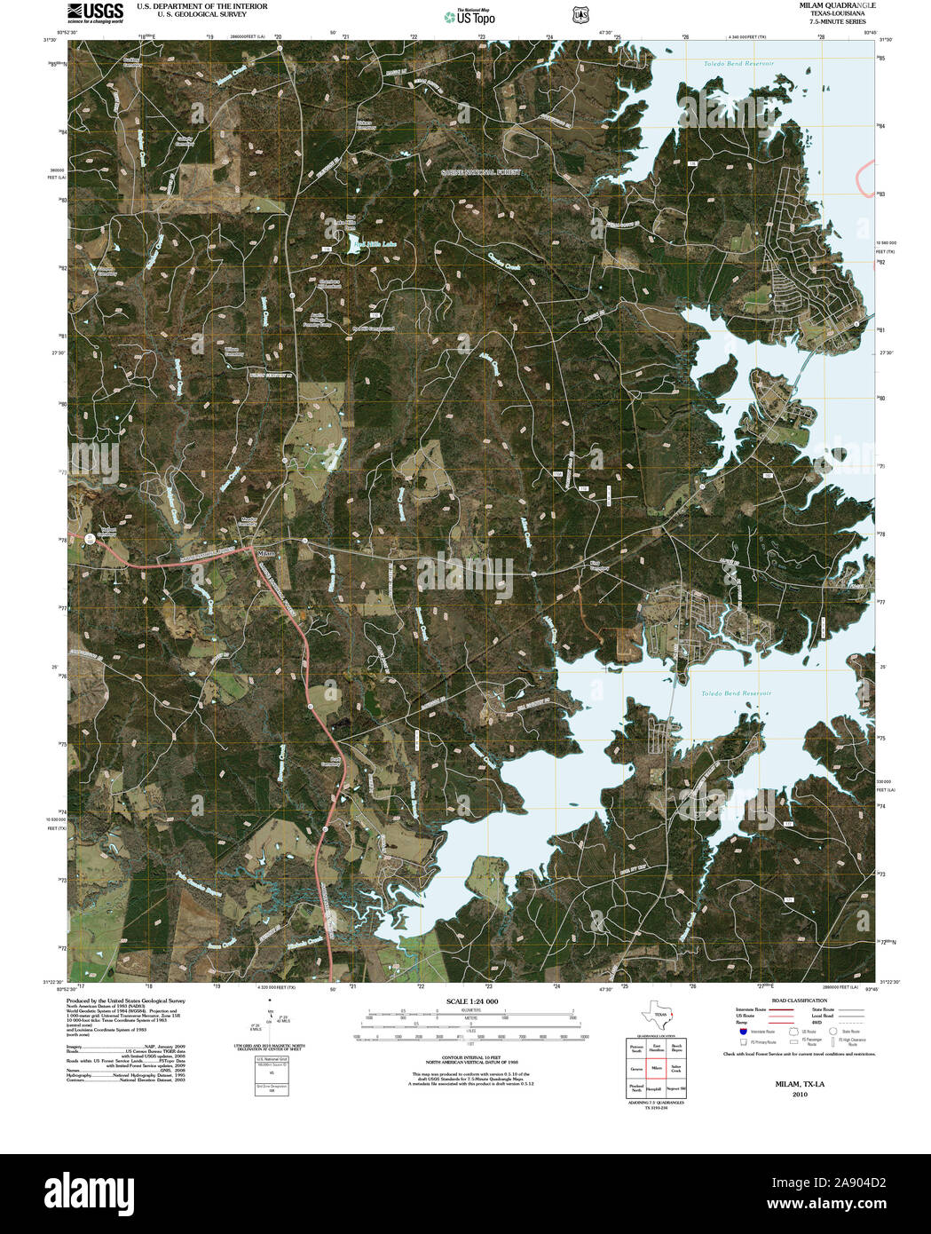Milam texas map hi-res stock photography and images - Alamy