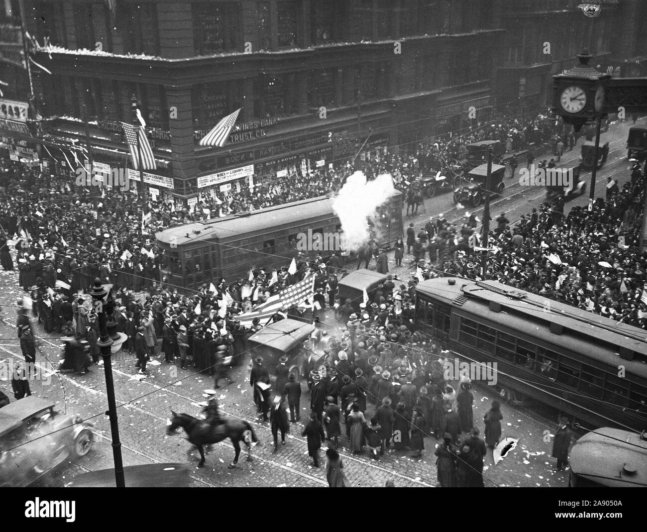 Celebrating general view Black and White Stock Photos & Images - Alamy