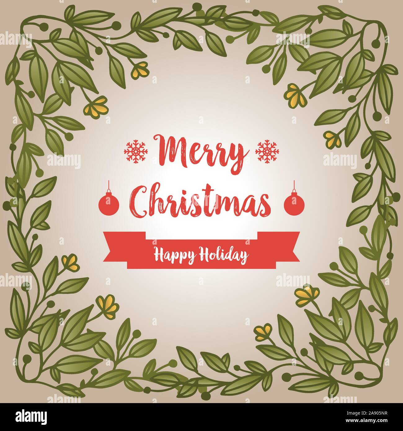 Banner vintage of merry christmas happy holiday, with seamless abstract ...