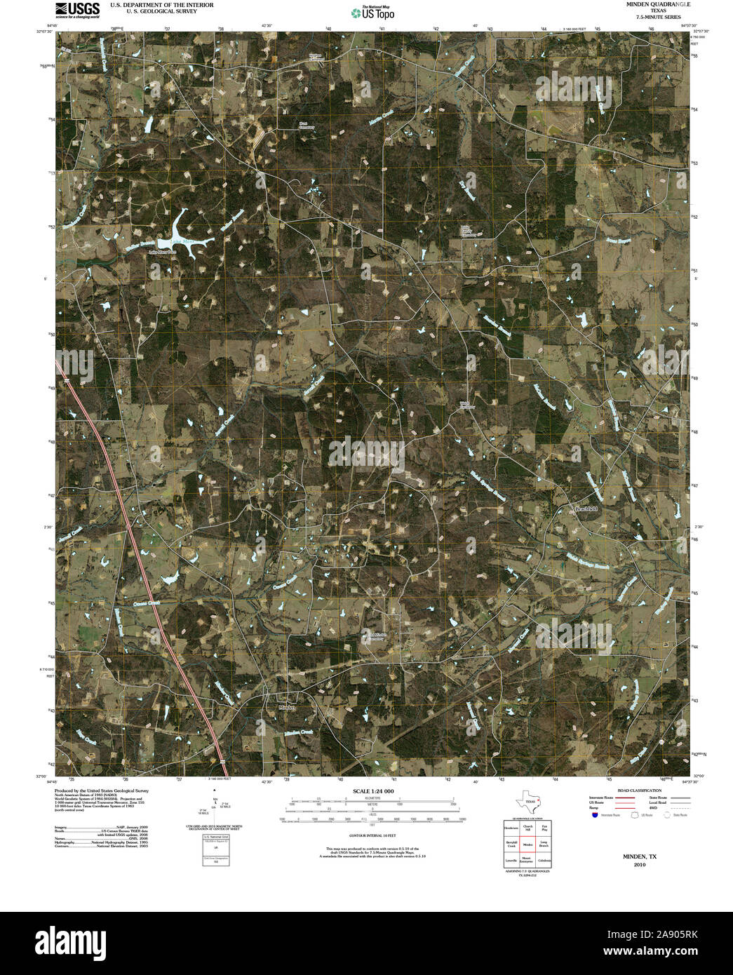 Map of minden Cut Out Stock Images & Pictures - Alamy