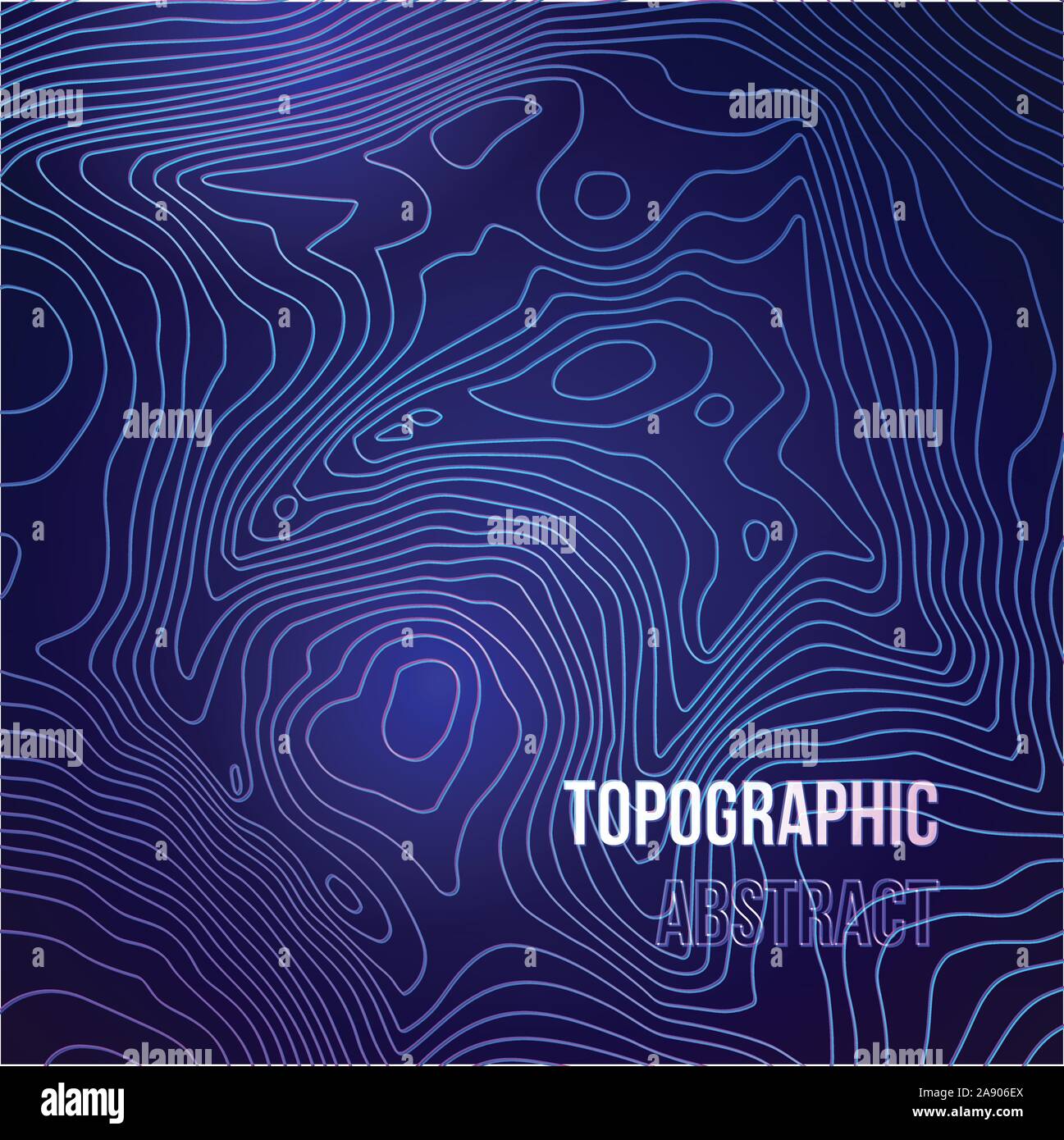 Topographic map colorful abstract background with contour lines Stock ...