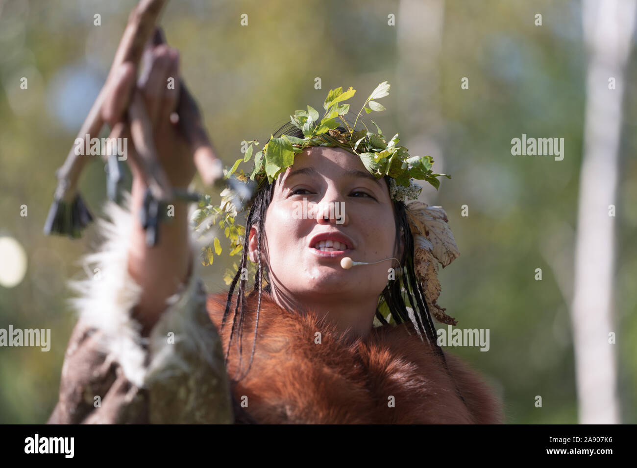 Itelmens national ritual festival of thanksgiving nature Alhalalalay ...