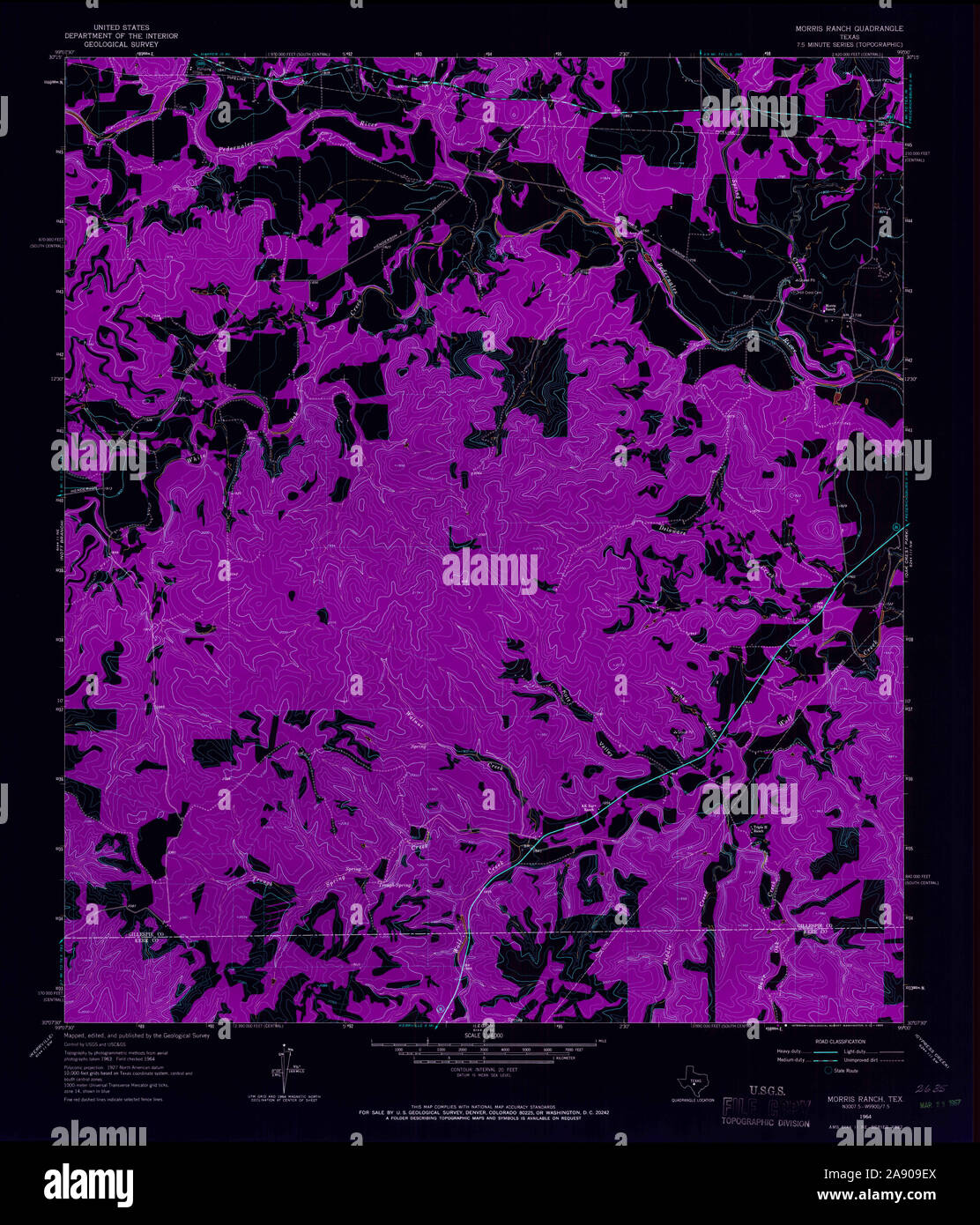 Morris texas map hi-res stock photography and images - Alamy