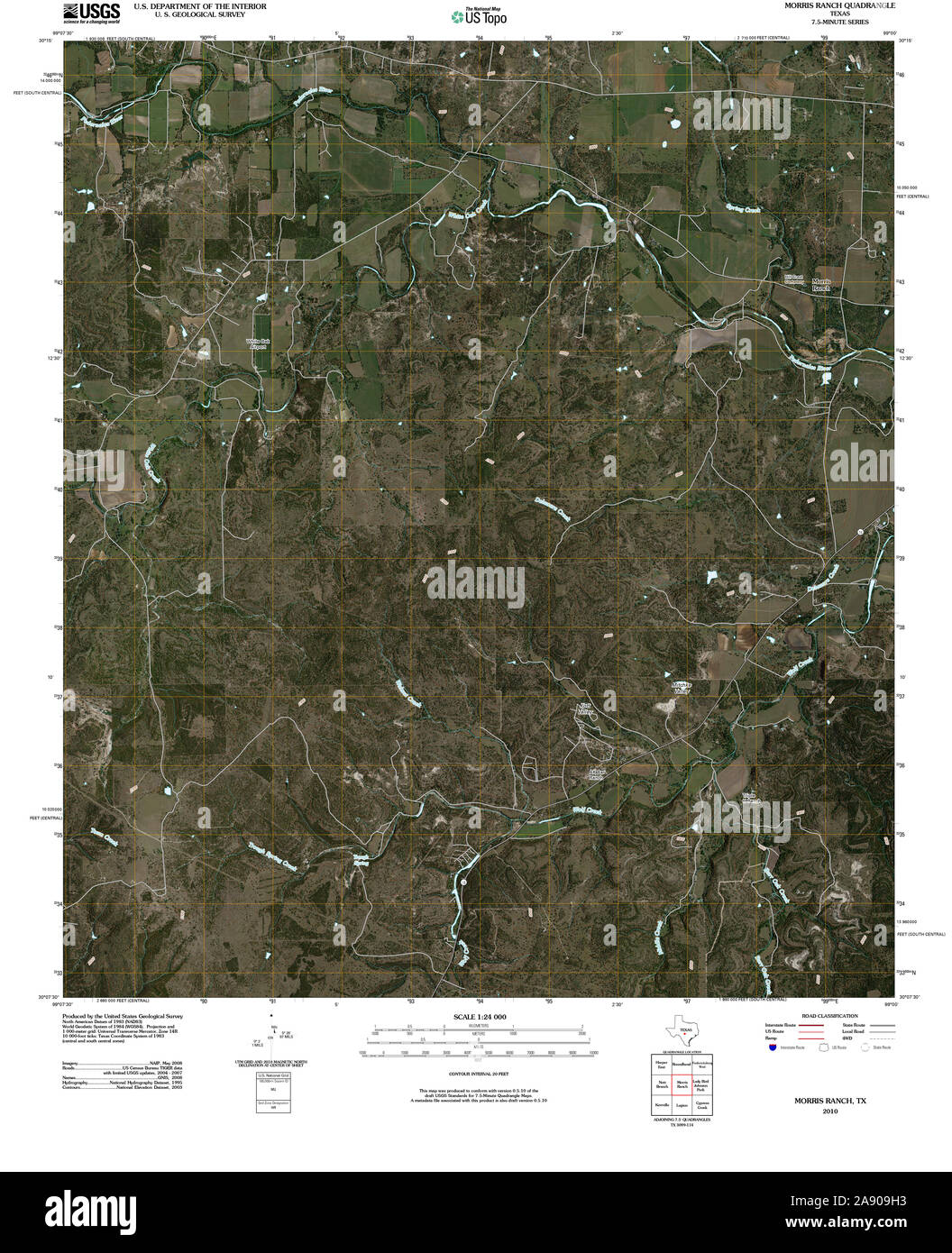 Morris texas map hi-res stock photography and images - Alamy