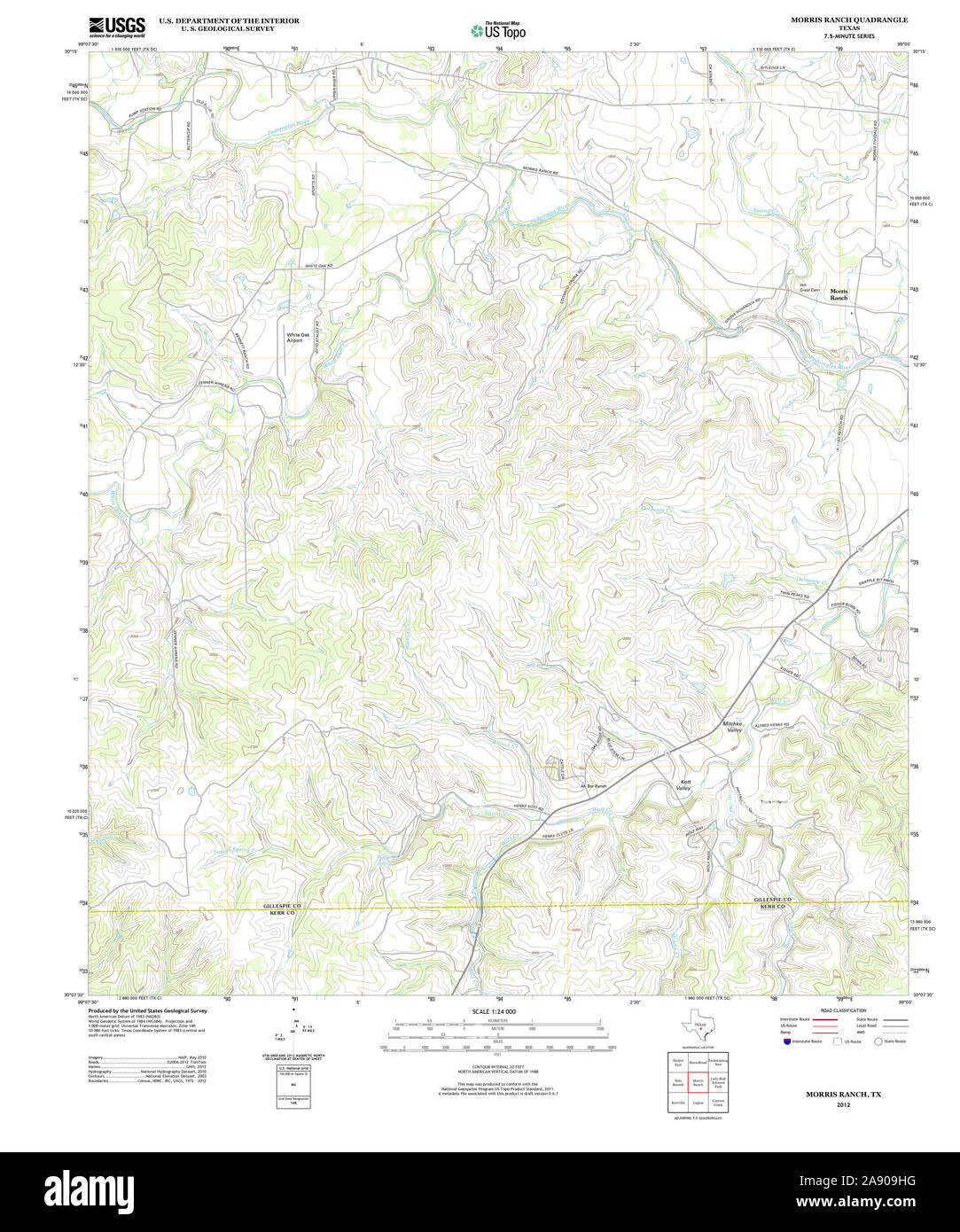 Morris texas map hi-res stock photography and images - Alamy