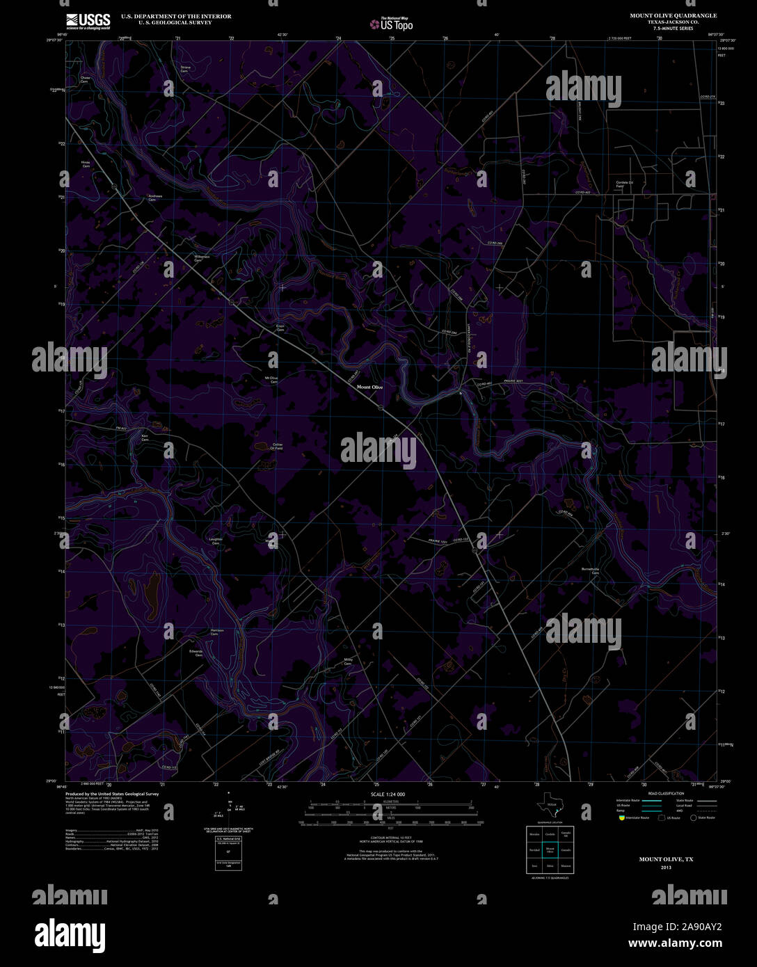 Map of mount olive hi-res stock photography and images - Alamy