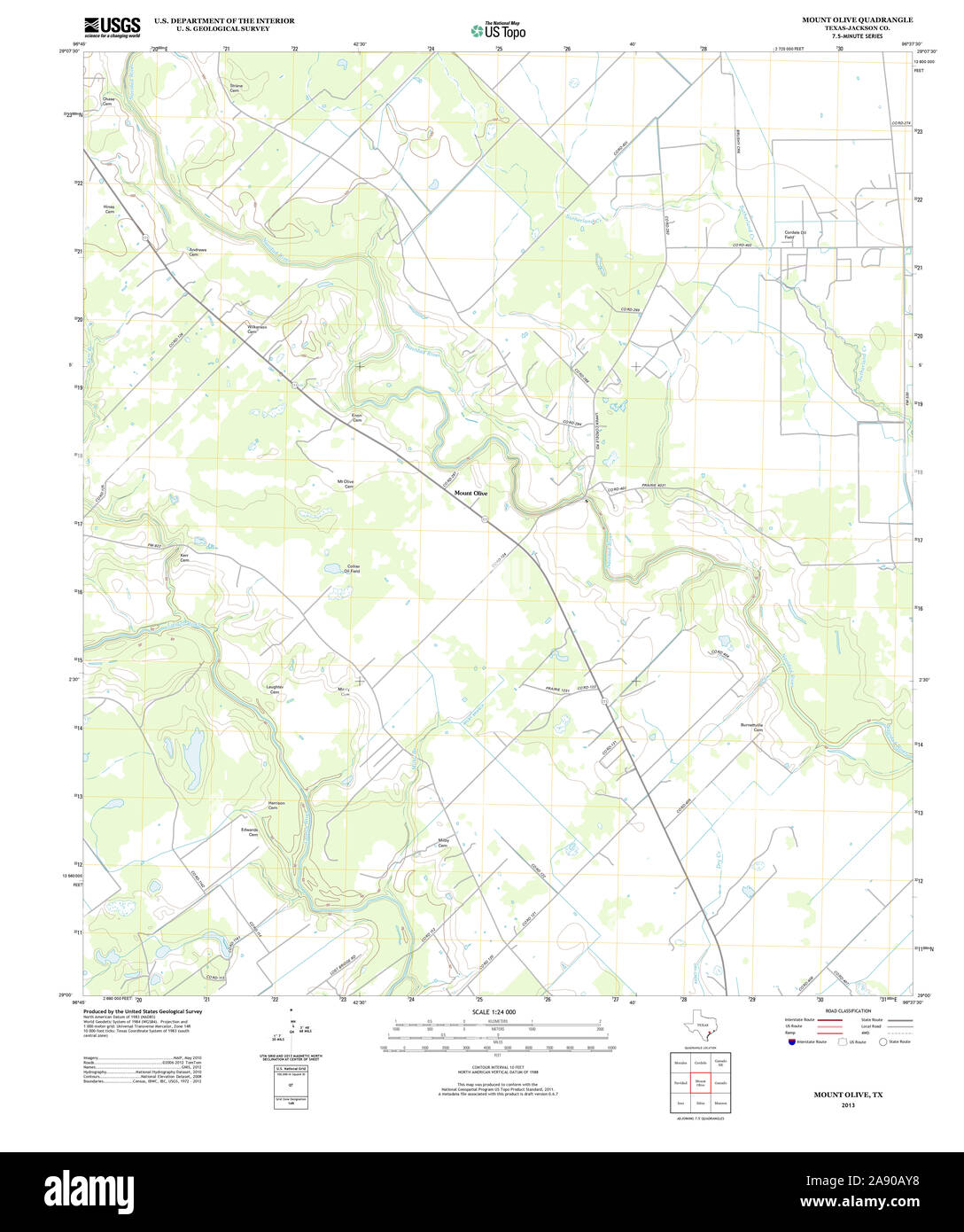 Map of mount olive hi-res stock photography and images - Alamy