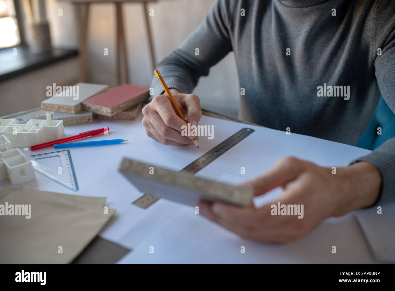 Interior design sketches hi-res stock photography and images - Alamy