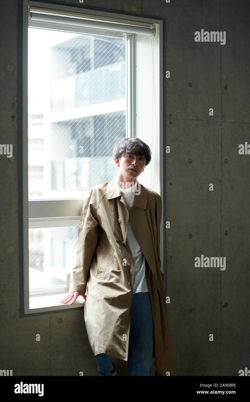 Young Japanese man portrait Stock Photo - Alamy