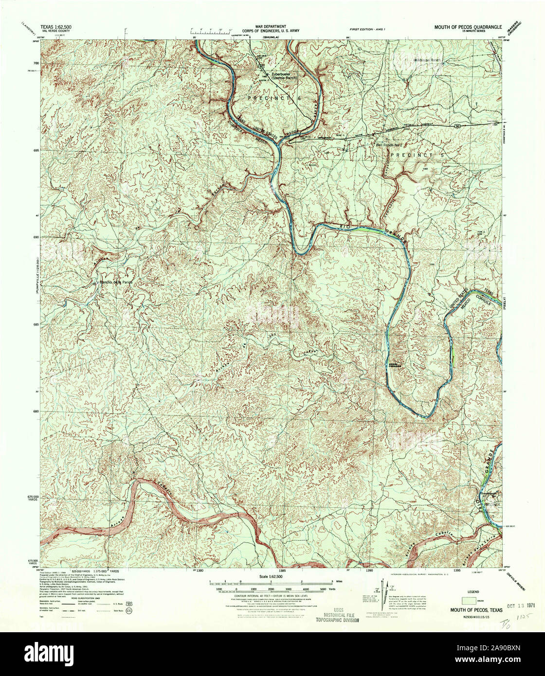 Pecos texas map hi-res stock photography and images - Alamy