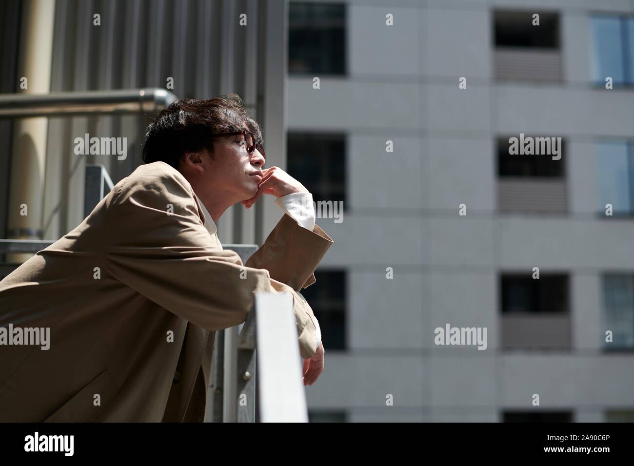 Young Japanese man portrait Stock Photo - Alamy