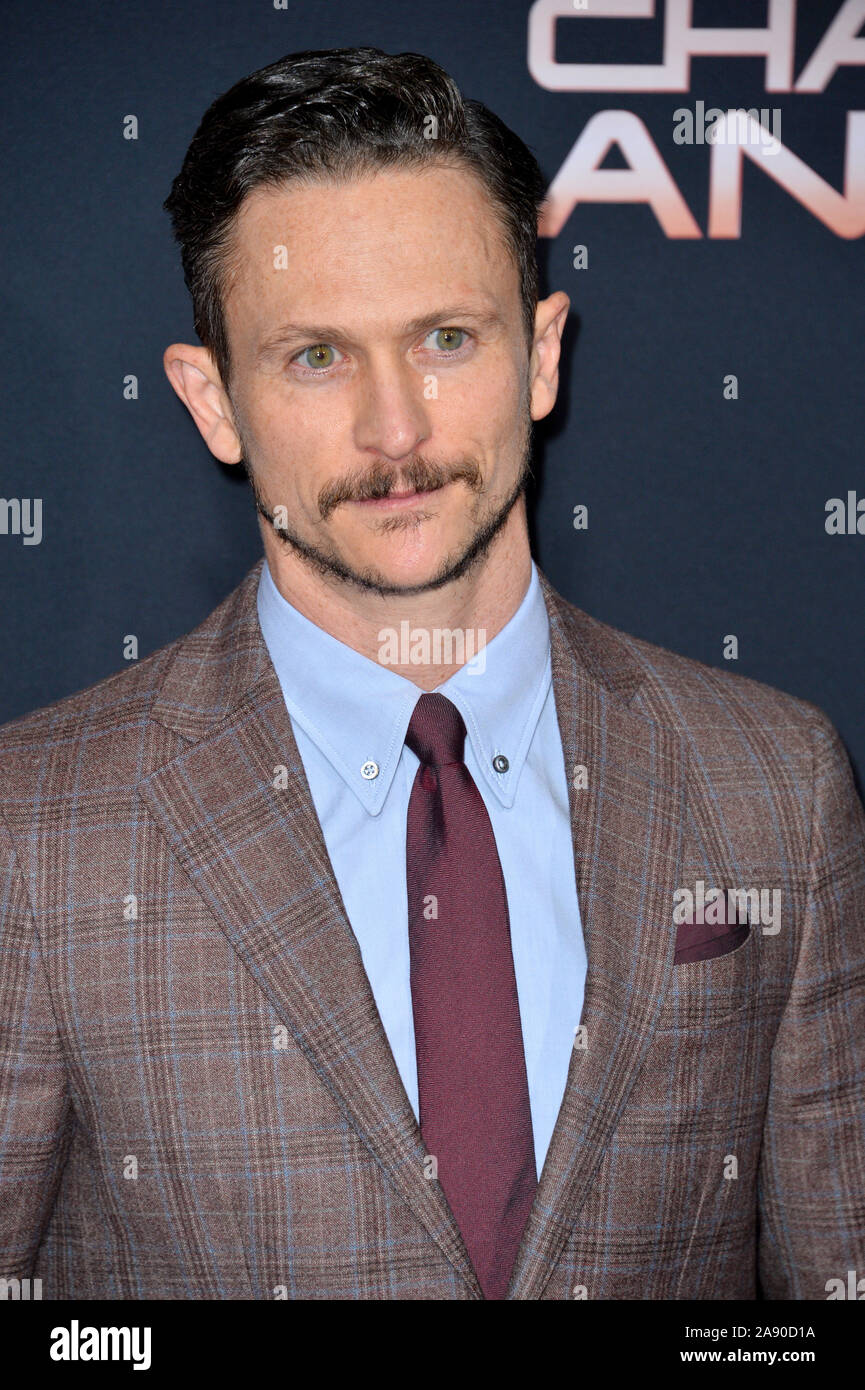 Los Angeles, USA. 11th Nov, 2019. Jonathan Tucker at the world premiere ...