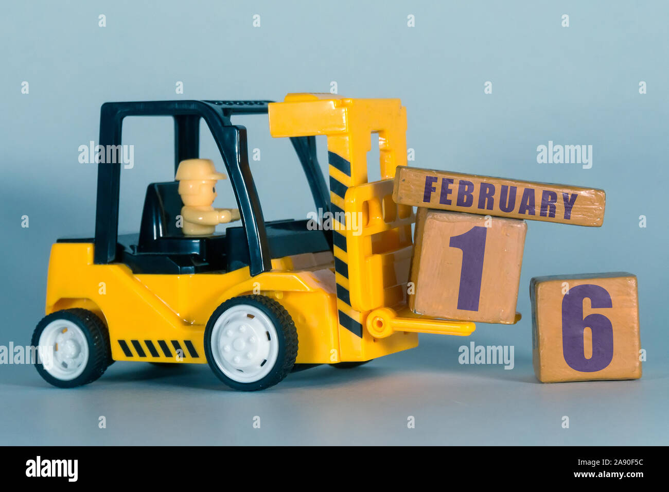 february 16th. Day 16 of month, Construction or warehouse calendar ...