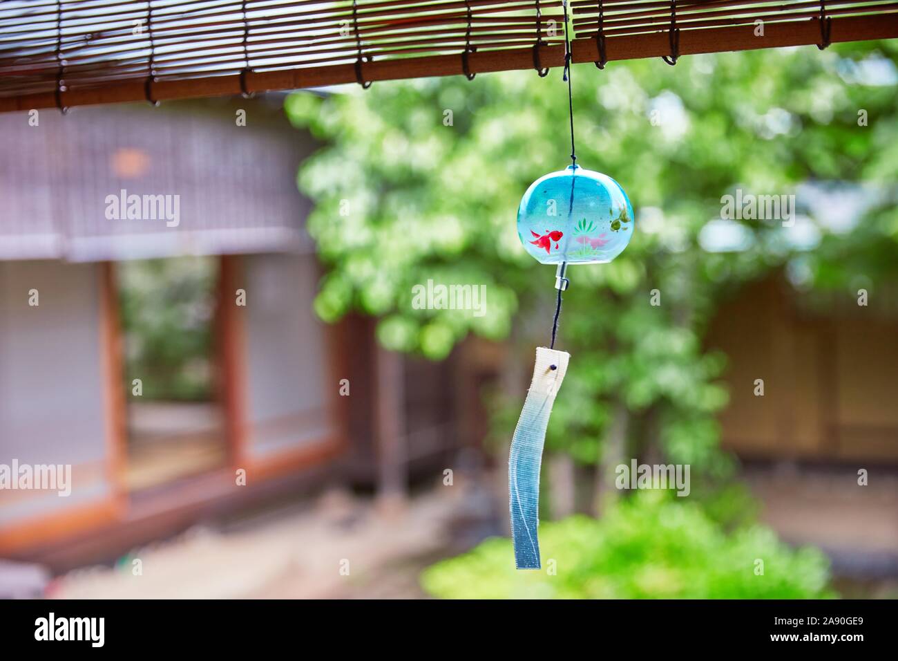 Traditional Japanese wind chime Stock Photo - Alamy